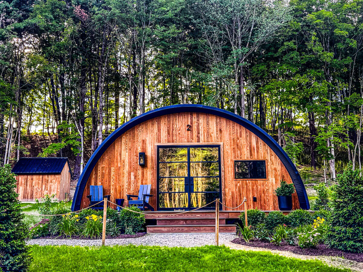 Luxury Wellness Hut 1 | June Farms Cabins