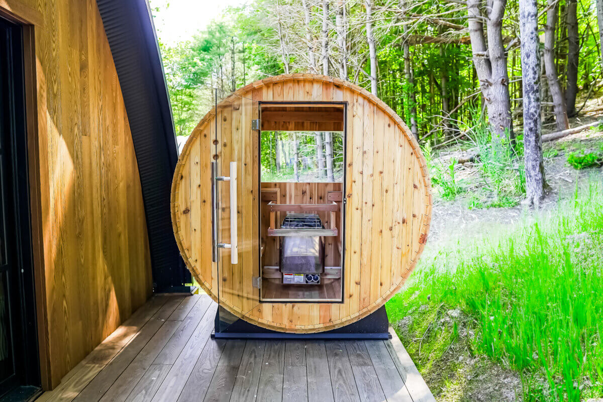 Luxury Wellness Hut 1 | June Farms Cabins
